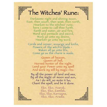 Witches' Rune poster
